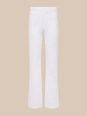 L'Agence Scottie Wide-leg Jean - Blanc