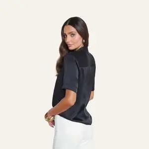 L'agence Short Sleeve Blouses