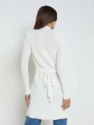 L'Agence Noe Double-breasted Cardigan - White