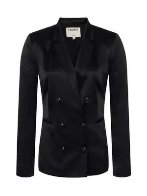 L'Agence Colin Silk Charmeuse Blazer