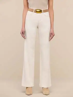 L'Agence Scottie Wide-leg Jean - Macadamia