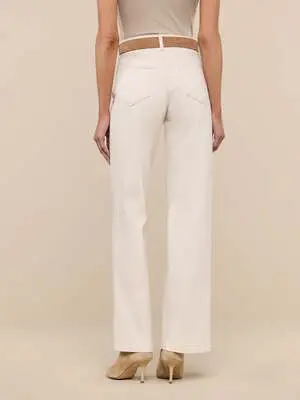 L'Agence Scottie Wide-leg Jean - Macadamia