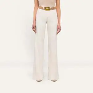 L'AGENCE Scottie Wide-leg Jean - Macadamia