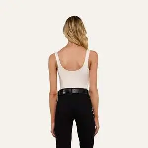 L'Agence Nica Scoopneck Bodysuit - Ivory