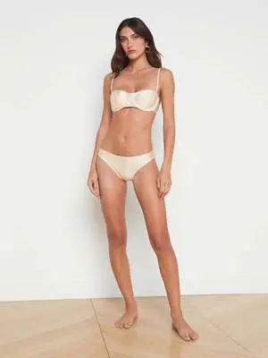 L'Agence Alexandria Bikini Top - Champagne