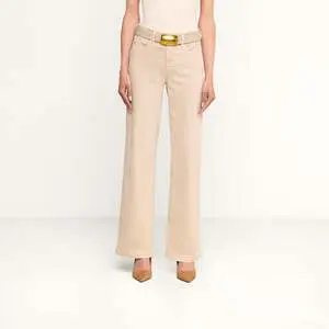 L'Agence Scottie Wide-leg Jean - Biscuit