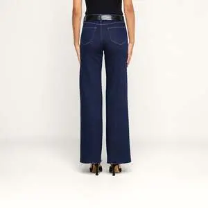 L'Agence Scottie Wide-leg Jeans - Koval