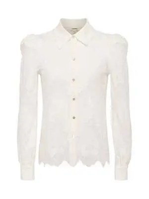 L'Agence Jenica Lace Blouse - Lace Ivory