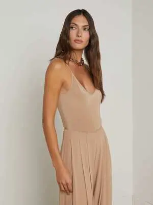 L'Agence Lexi Silk Camisole - Cappuccino