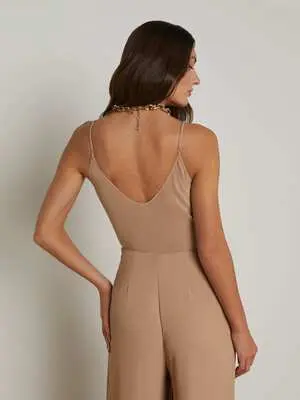 L'Agence Lexi Silk Camisole - Cappuccino