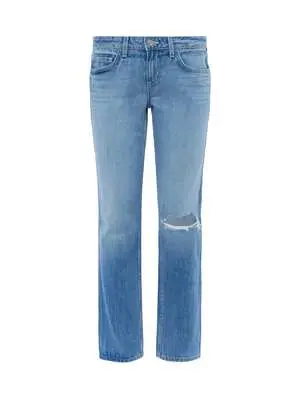L'Agence Nevia Straight-leg Jeans - Zion Destruct