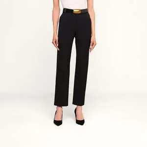 L'Agence Rebel Straight-leg Trousers - Black
