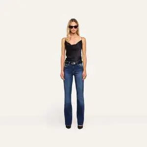 L'Agence Calista Silk Camisole - Black