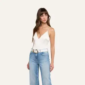 Slim Fit Satin Tops