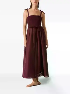 Karl Lagerfeld Signature Beach Dress - Red