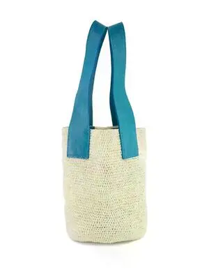 SENSI STUDIO Mini El Viajero Woven Straw Shoulder Bag