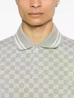 Gucci Gg Jacquard Polo Shirt