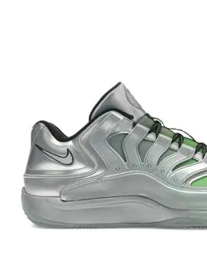 Nike Kd18 Metallic-effect Sneakers - Grey