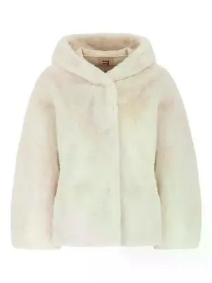 VALENTINI Hooded Faux-fur Jacket