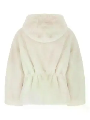 VALENTINI Hooded Faux-fur Jacket