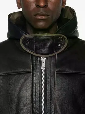 Our Legacy Blizzard Hooded Leather Jacket