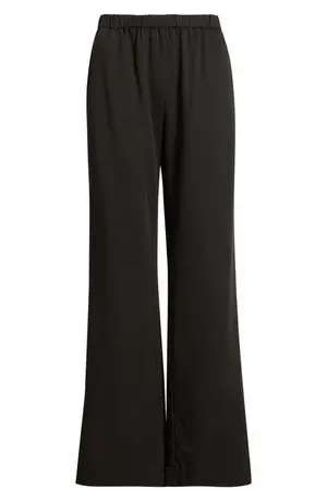 ARTLESS FOREVER Drew Cotton Blend Wide Leg Pants - Black