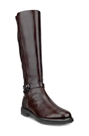 Ecco Tall Boots - Mocha/black