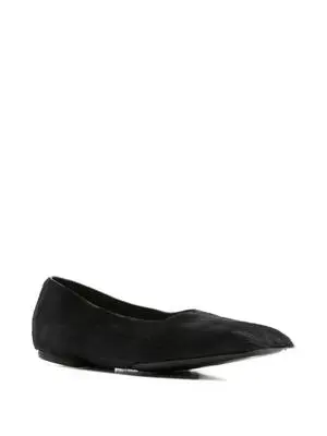 Rick Owens Square-toe Ballet Flats