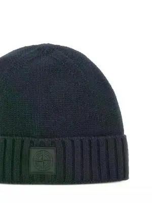 Stone Island Compass Logo Cuff Beanie