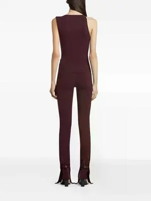 COURREGES Bootcut Interlock Trousers - Red