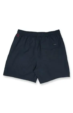 Quiksilver Everyday 17" Solid Stretch Swim Trunks - Total Eclipse