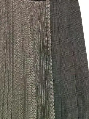 Undercover Patchwork Pleated Skirt