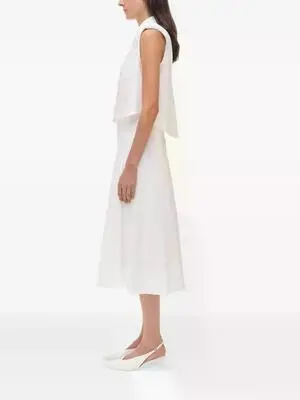 Simkhai Samantha Pleated Midi Skirt