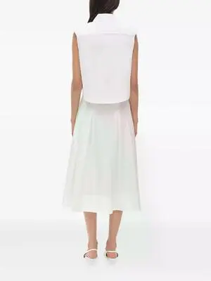 Simkhai Samantha Pleated Midi Skirt