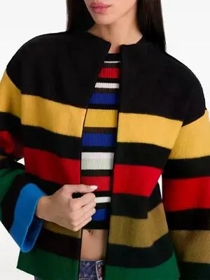 Alice + Olivia Pearson Striped Sweater Jacket