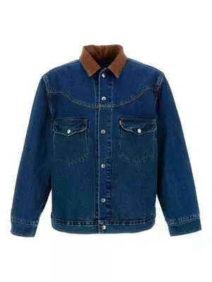LEVI'S Corduroy Collar Denim Trucker Jacket