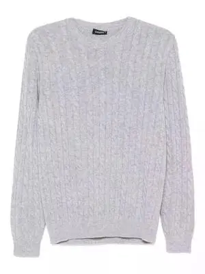 CENERE GB Cable-knit Wool-blend Sweater