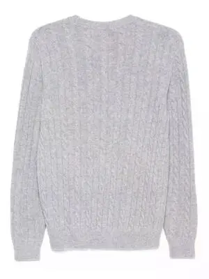 CENERE GB Cable-knit Wool-blend Sweater