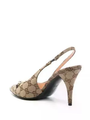 Gucci Slingback Pumps With Horsebit Detail