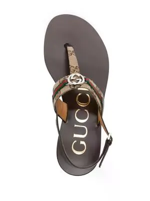 Gucci Interlocking G Flat Sandals