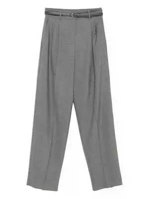 Max Mara Pleated-front Belted Trousers