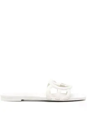 Gucci Interlocking G Slides - Neutrals