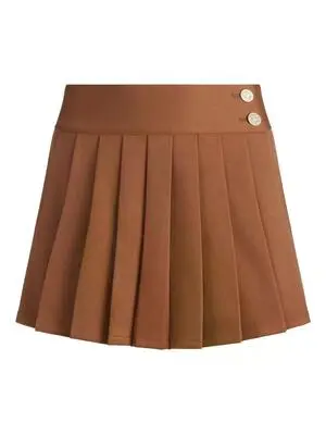 Alice + Olivia Pleated Side-stripe Skort
