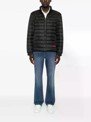 7 For All Mankind Buttoned Straight-leg Jeans