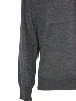 KANGRA V-neck Ribbed-trim Cardigan