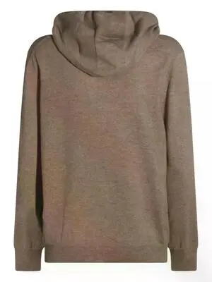Malo Zip-up Cotton Hoodie