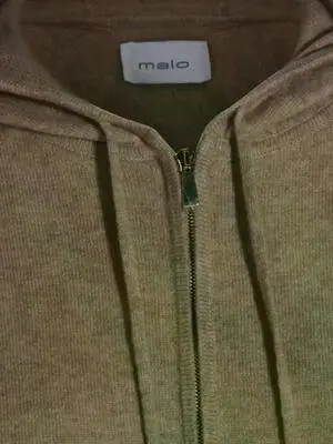 Malo Zip-up Cotton Hoodie