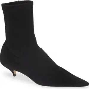 THE ROW Liisa Pointed Toe Bootie - Black
