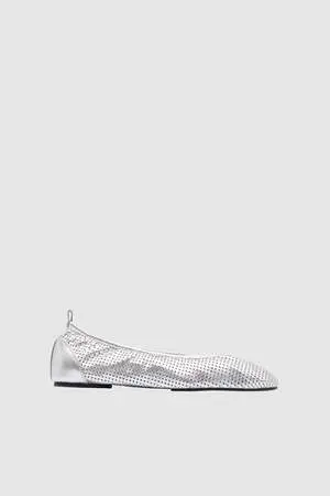ST AGNI Minimal Perforated Ballet Flat