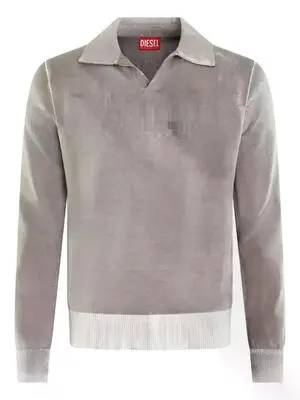 DIESEL® K-lorenzo Polo-neck Ribbed-hem Sweater